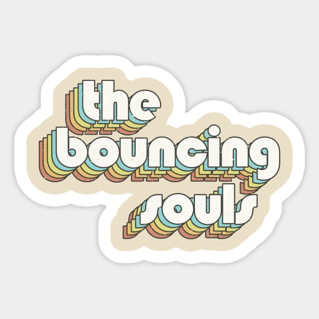 Vintage Color The Bouncing Souls The Bouncing Souls Sticker Teepublic